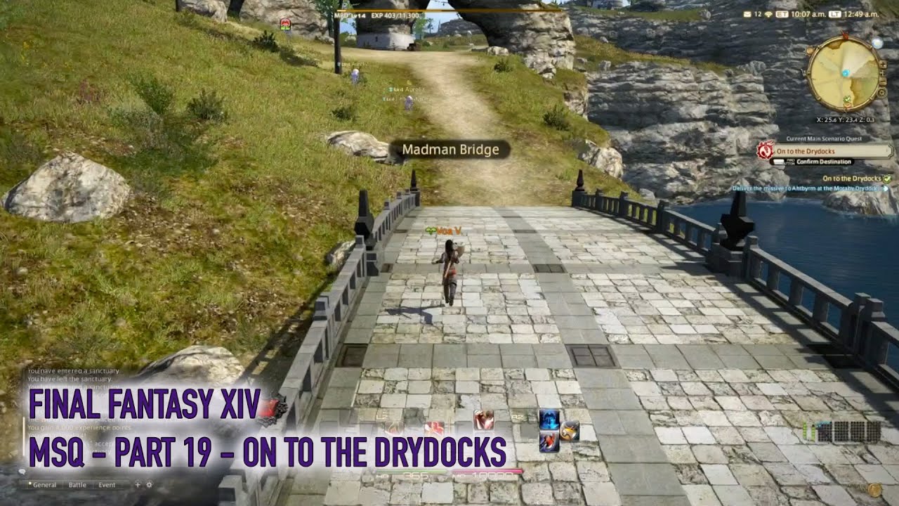 Let's play Final Fantasy XIV - MSQ Walkthrough - Part 19 - On to the ...