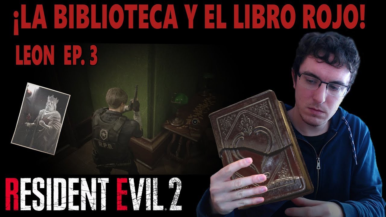 Resident Evil 2 Remake Gameplay Español LEON #3 - ¡La Biblioteca y el ...