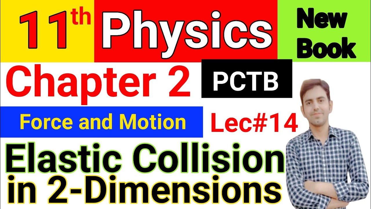 11Th Class Physics New Book 2025 PCTB | Elastic Collision in two ...