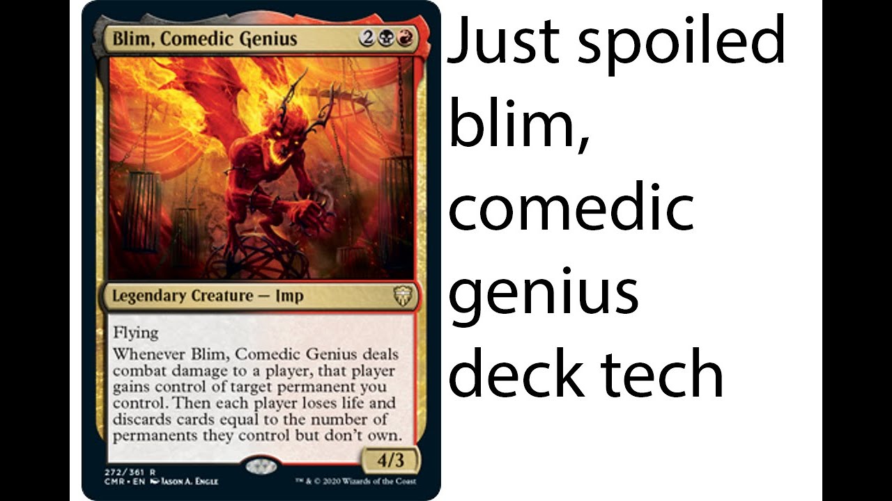 Blim, comedic genius deck tech spoiler from Commander legends MTG EDH ...