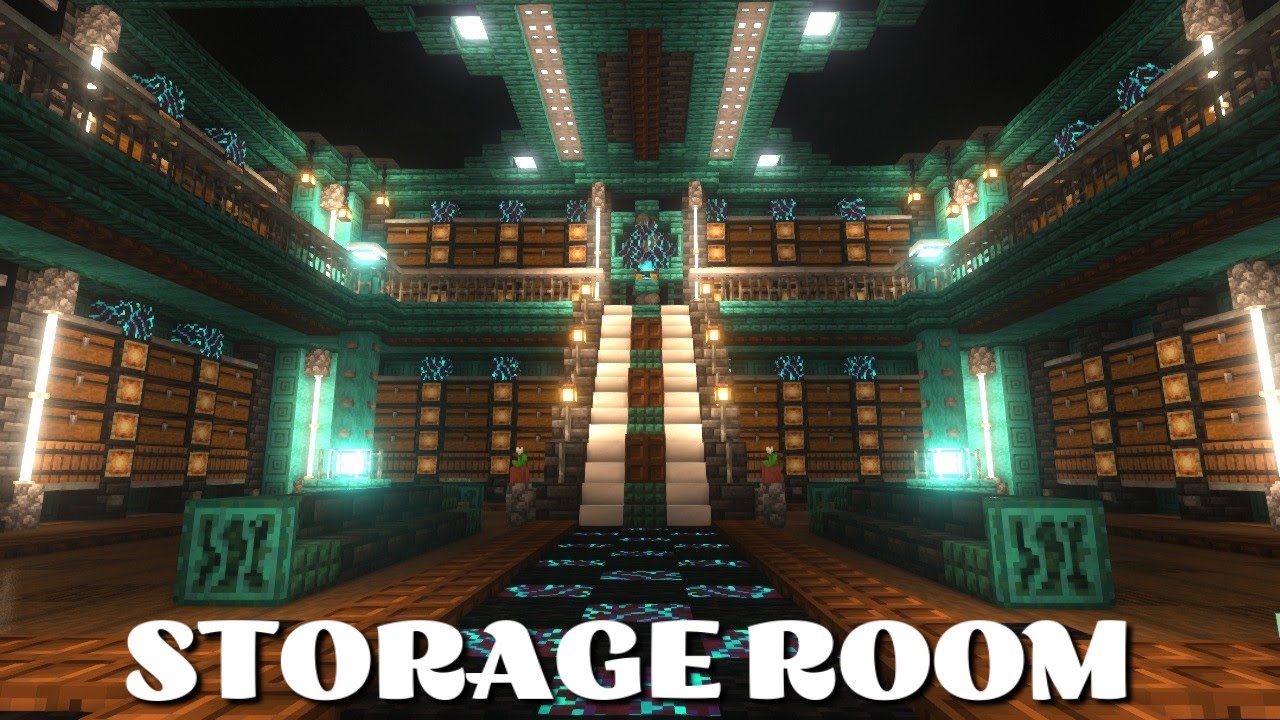 Epic Minecraft Storage Room Tutorial Ultimate Design And Organization Epic Minecraft Storage Room Tutorial Ultimate Design And Organization