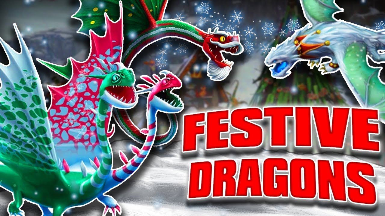Festive Dragons 🎄 | The Forgotten Beasts of How to Train Your Dragon’s ...