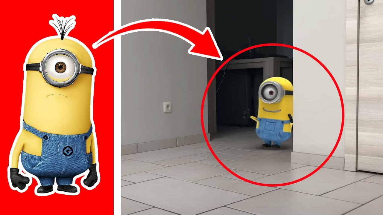 5 MINIONS Reales Captados en Camara en la Vida Real - YouTube