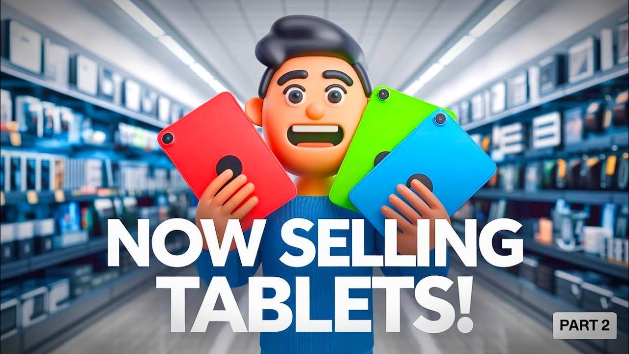 I STARTED SELLING TABLET IN MY ELECTRONICS STORE - YouTube