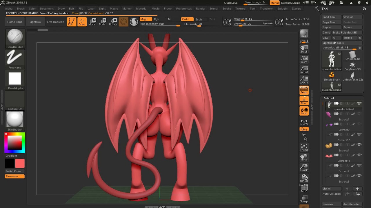 Lucia Demon Queen Final 3d Model Youtube