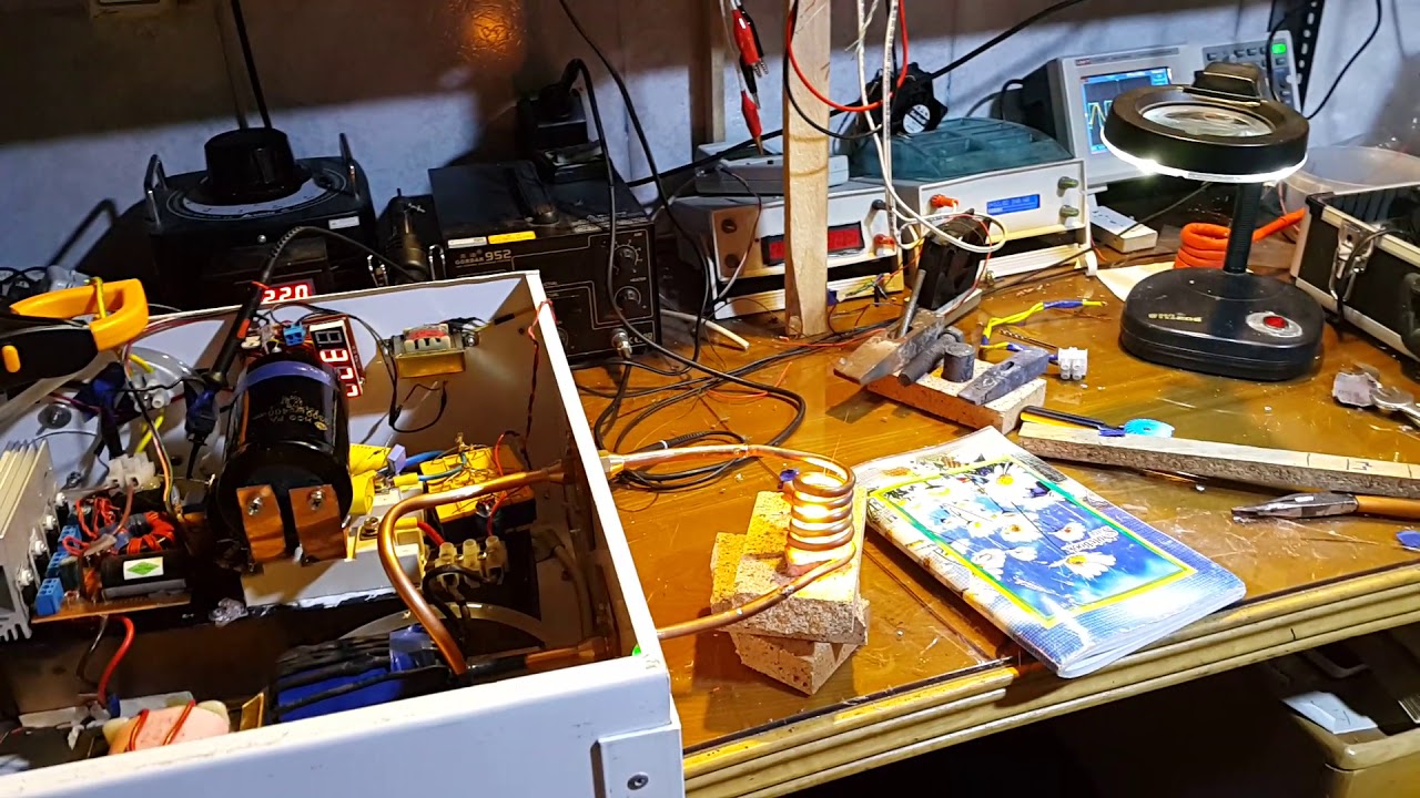 Induction heater using PLL circuit and IGBT - YouTube