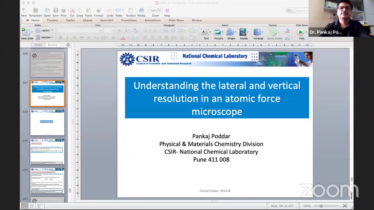 Understanding the lateral and vertical resolution in an atomic force ...