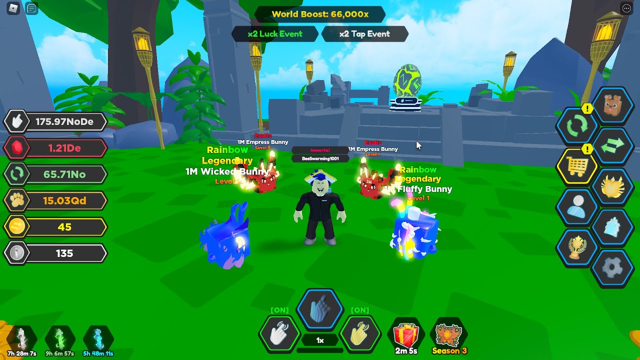 5M EGGS! My inventory showcase! Tapping Legends X - YouTube