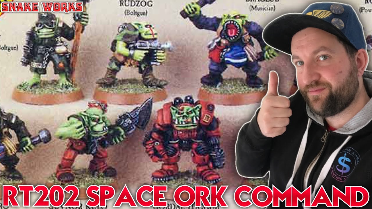 RT202 Space Ork Command Group - Rogue Trader ( Oldhammer ) - YouTube