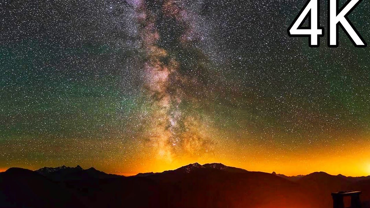 Night time lapse:Starry night time lapse - YouTube