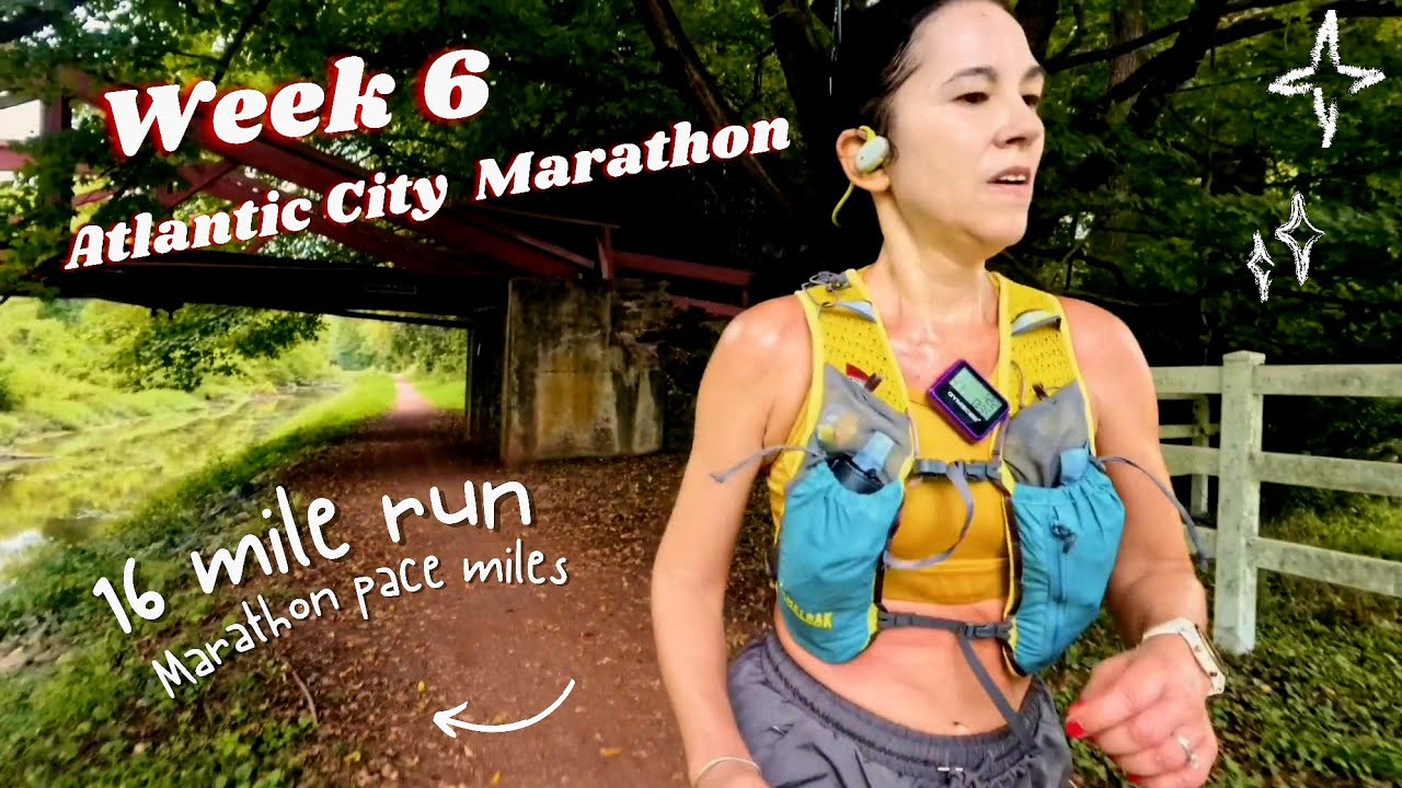 REALISTIC RUNNING over 50 CHANNEL | Week 6 of Atlantic City Marathon ...