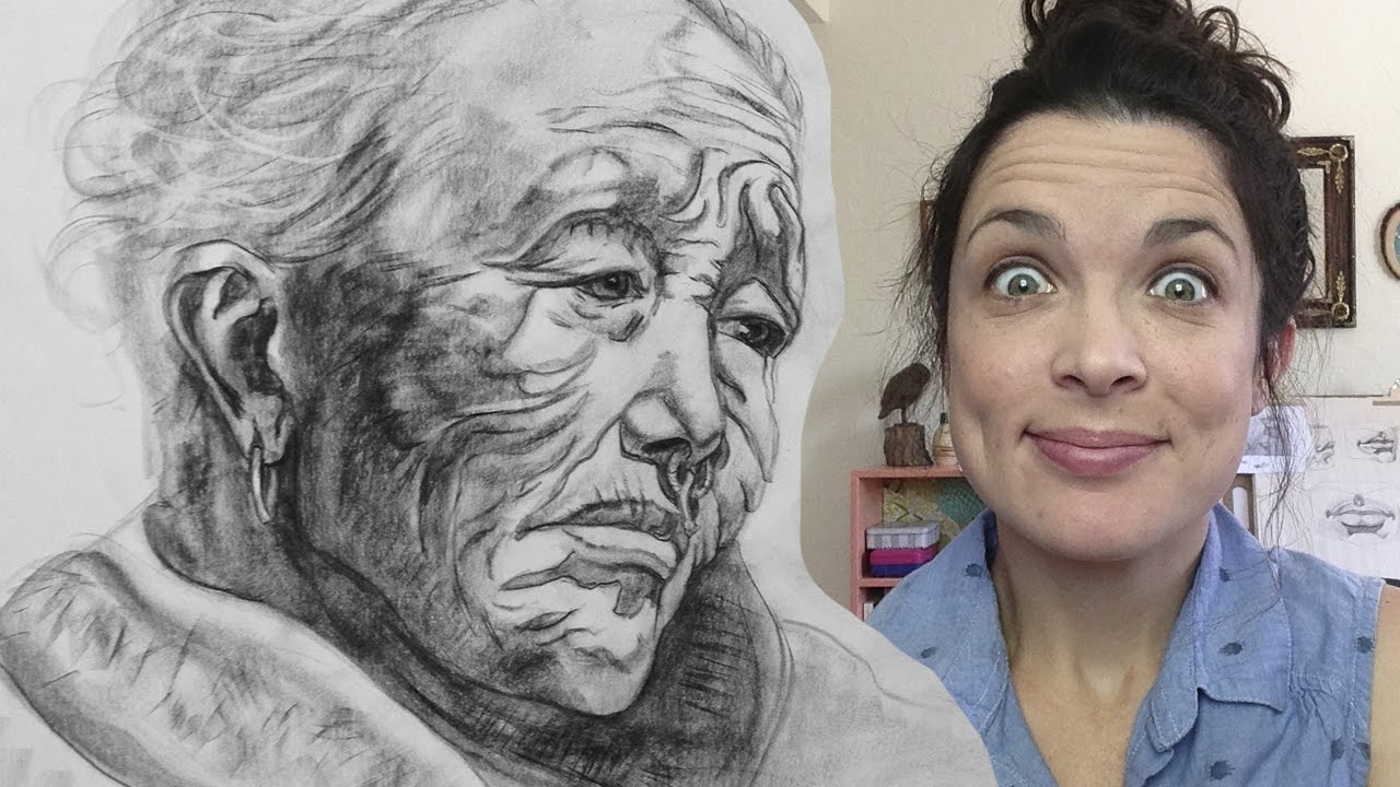 Watts Atelier Online - Head Drawing Phase 3 - Quick Sketch 1 Hour ...