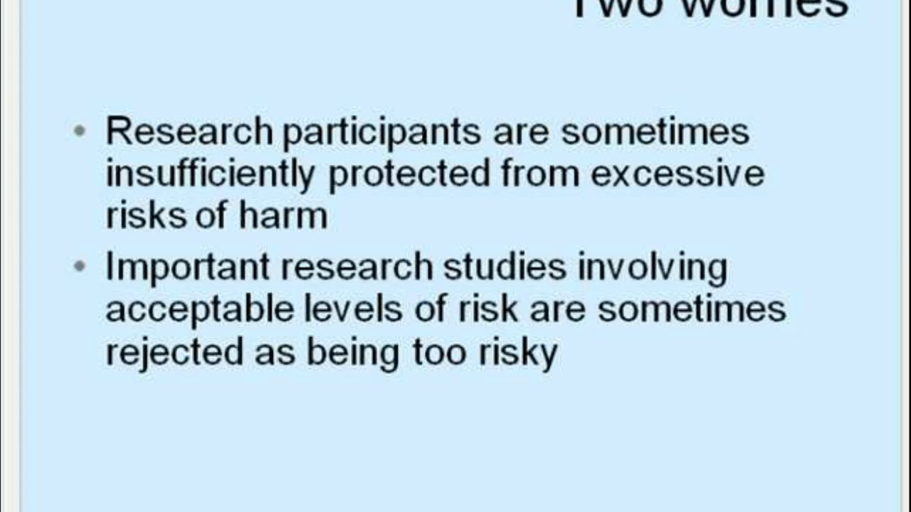 Annette Rid: Assessing Minimal Risk - YouTube