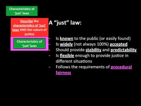 Just Laws - YouTube