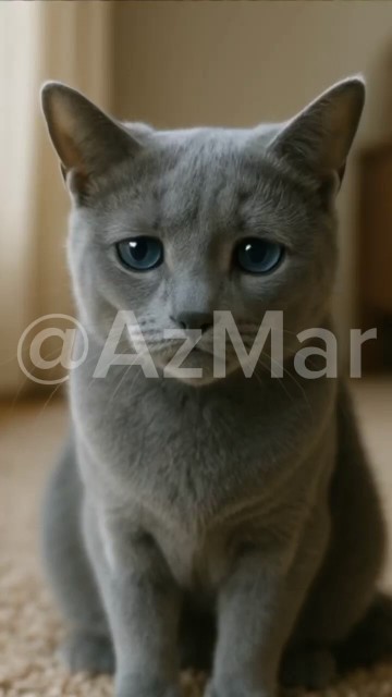 Kucing Russian Blue #foryou #kucing #fyi #viralvideo - YouTube