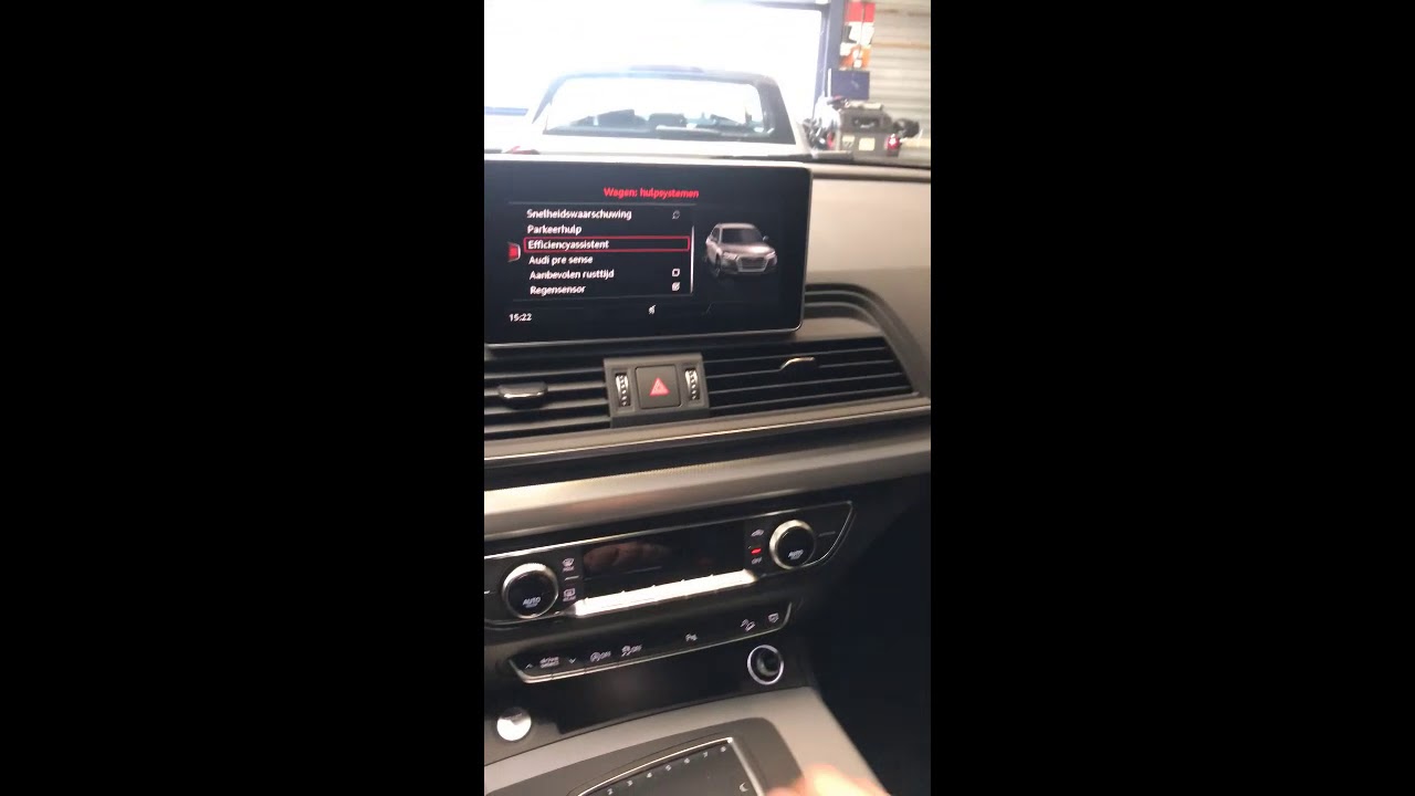 Audi Q5 FY - Regensensor/Rain sensor Achteraf inbouw - YouTube