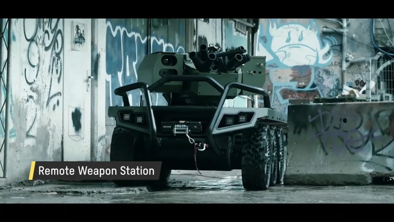 Israel's Advance Armed Robotic UGV (ROOK) - YouTube