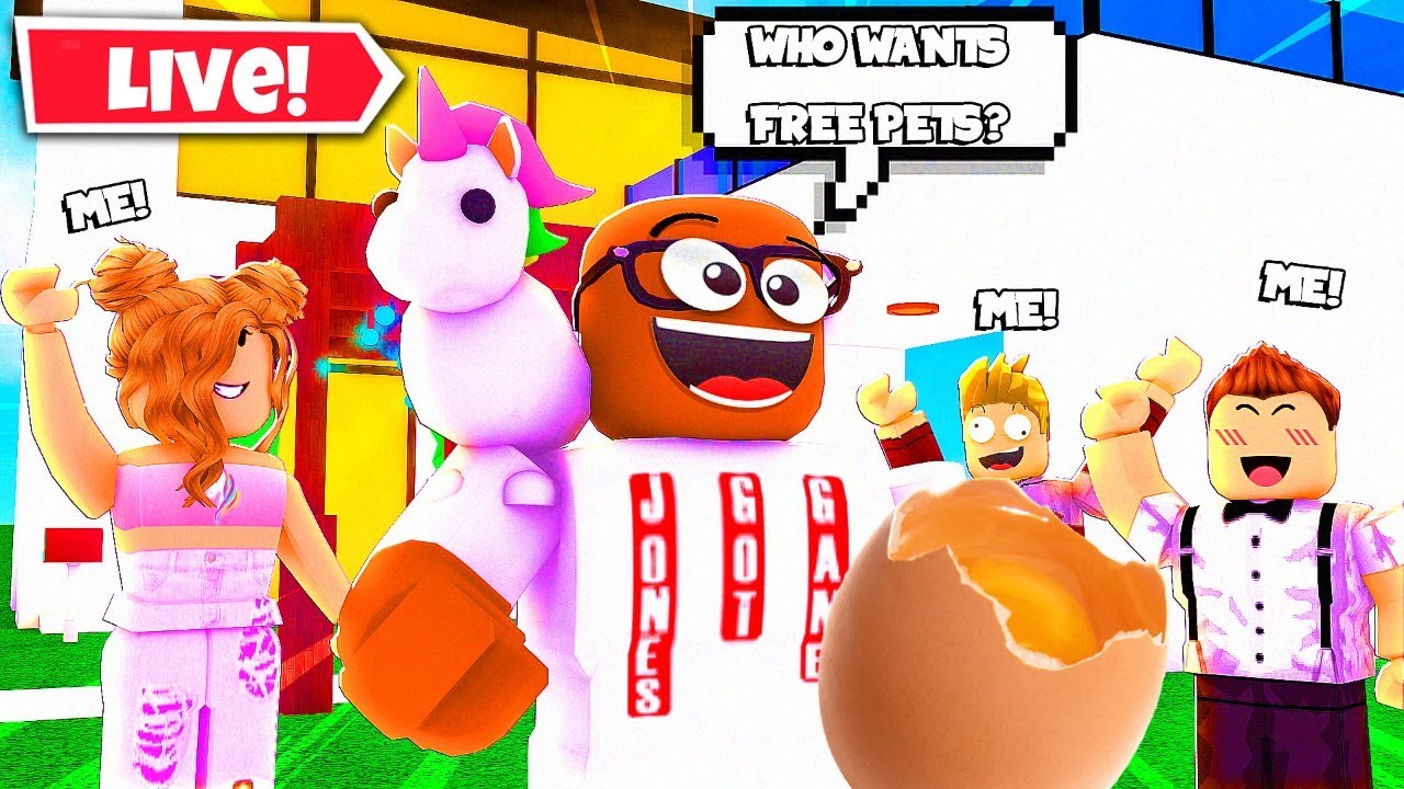 Gifting My Subscribers Legendary Roblox Adopt Me Pets!!! LIVE Adopt Me ...