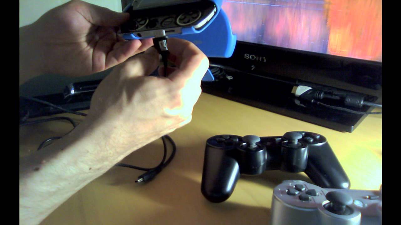 PSP Go controle PS3 via bluetooth - YouTube