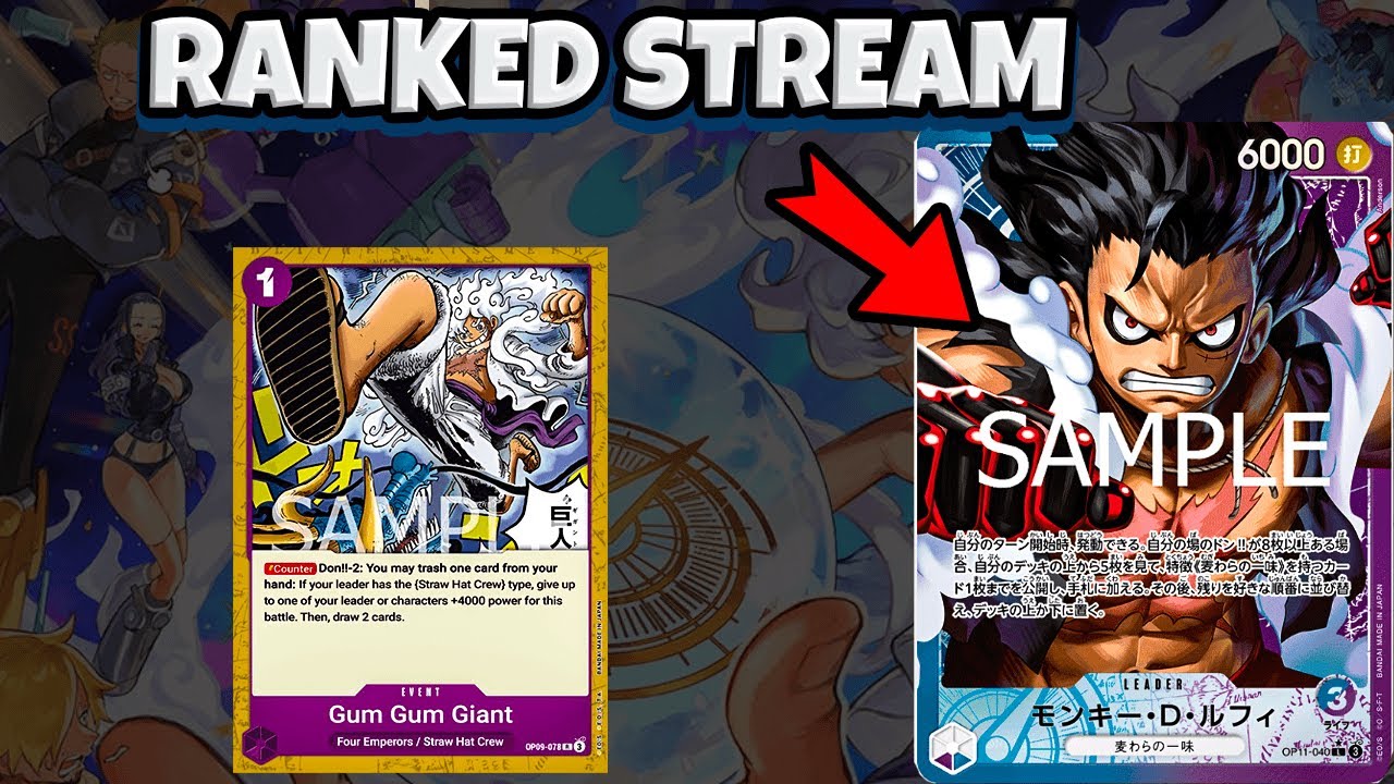 [op11] FIRST OP11 TEST STREAM! BLUE PURPLE LUFFY LETS GOOO - YouTube