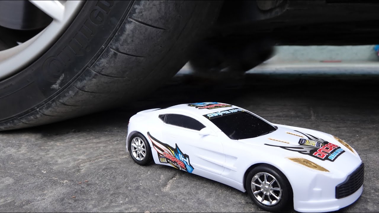 Сrushing Crunchy & Soft Things by Car! EXPERIMENT: CAR VS SPORT CAR and ...