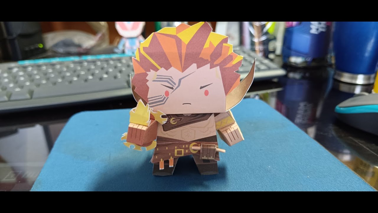 Cara membuat PaperCraft Chibi Valir MLBB - YouTube
