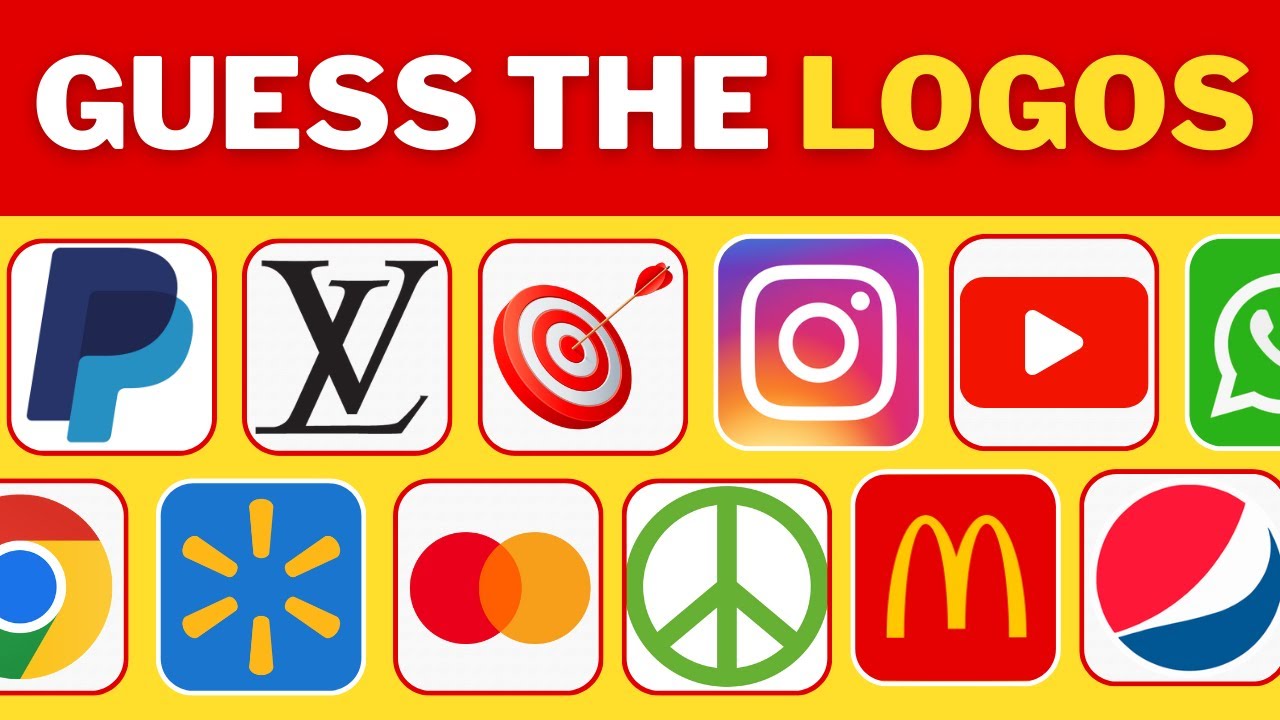 Guess the Logos in 5 Seconds | 40 Famous Logos | Logo Quiz - YouTube