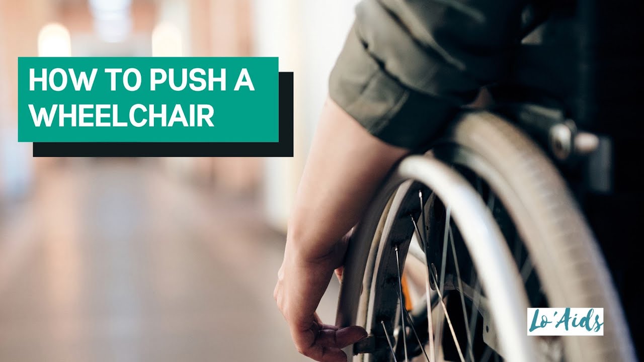 How To Safely Push a Wheelchair - YouTube