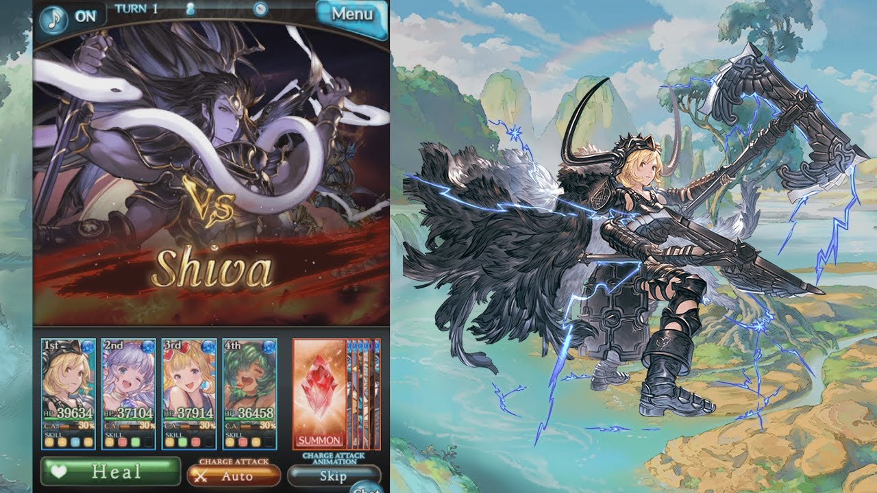 [GBF] Viking Showcase (Water Crit Highlander) - YouTube