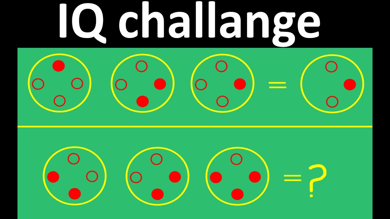 IQ challenge of three circles - YouTube