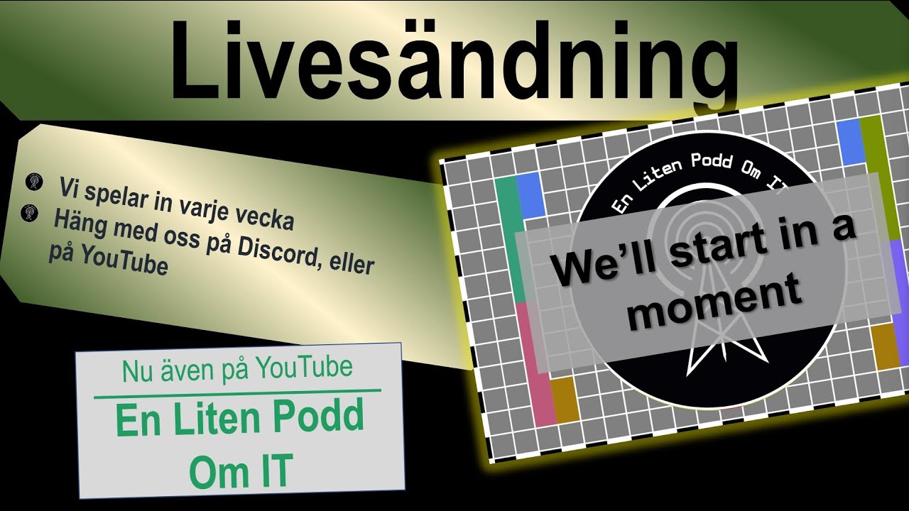 Livestream från En Liten Podd om IT - YouTube
