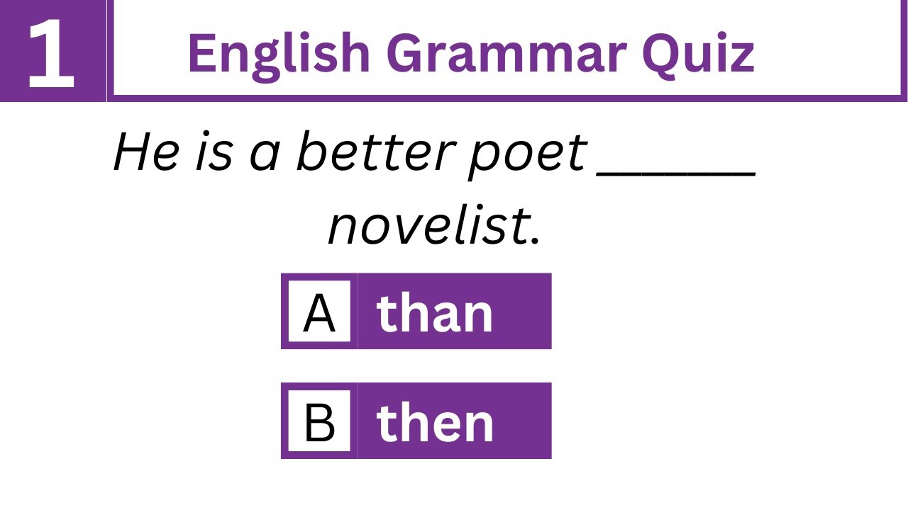 English Grammar Quiz - Part 2 | Can you pass this Quiz ? | Mixed ...