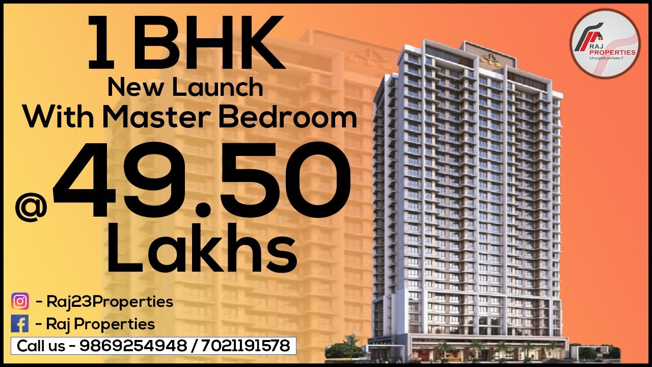 49.50*Lakh Mira Road me flat | आपके बजट में 1BHK फ्लैट | New Launch ...
