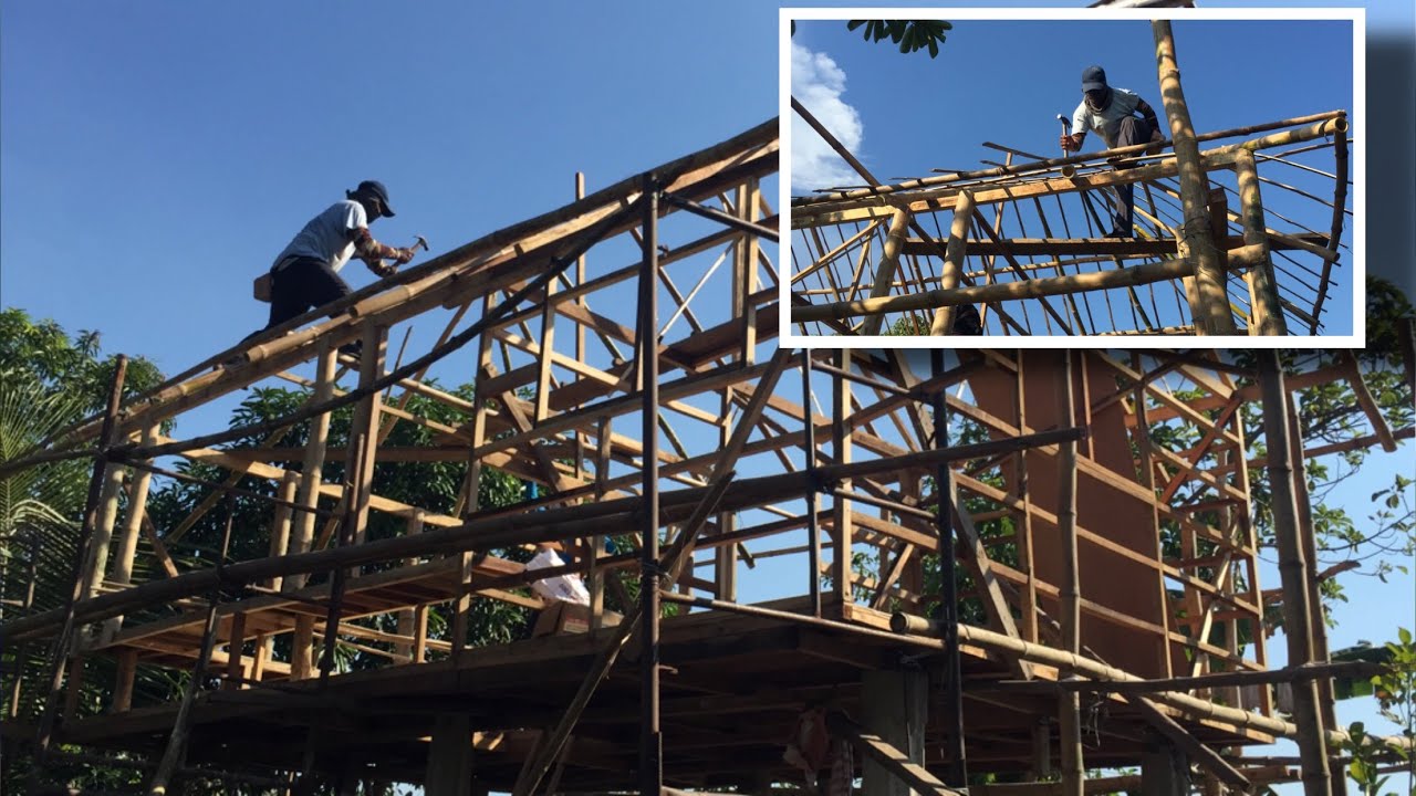 PAGGAWA SA MGA HALIGI NG BAHAY KUBO - YouTube