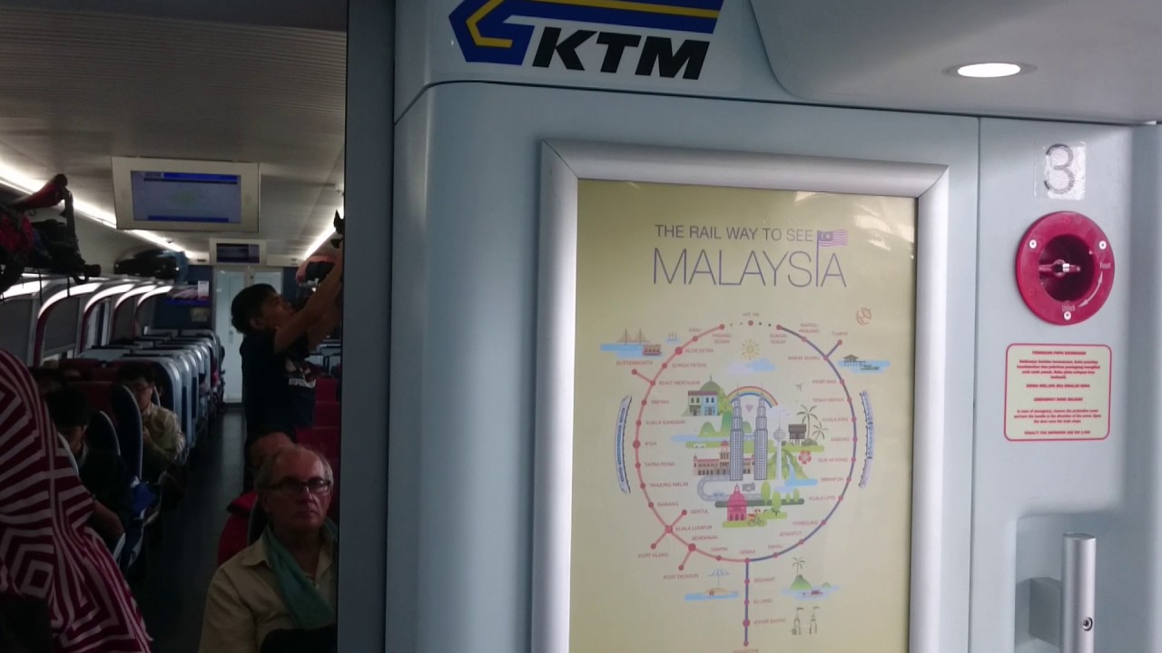 Malaysia train : ETS Class 93 door announcement sound - YouTube