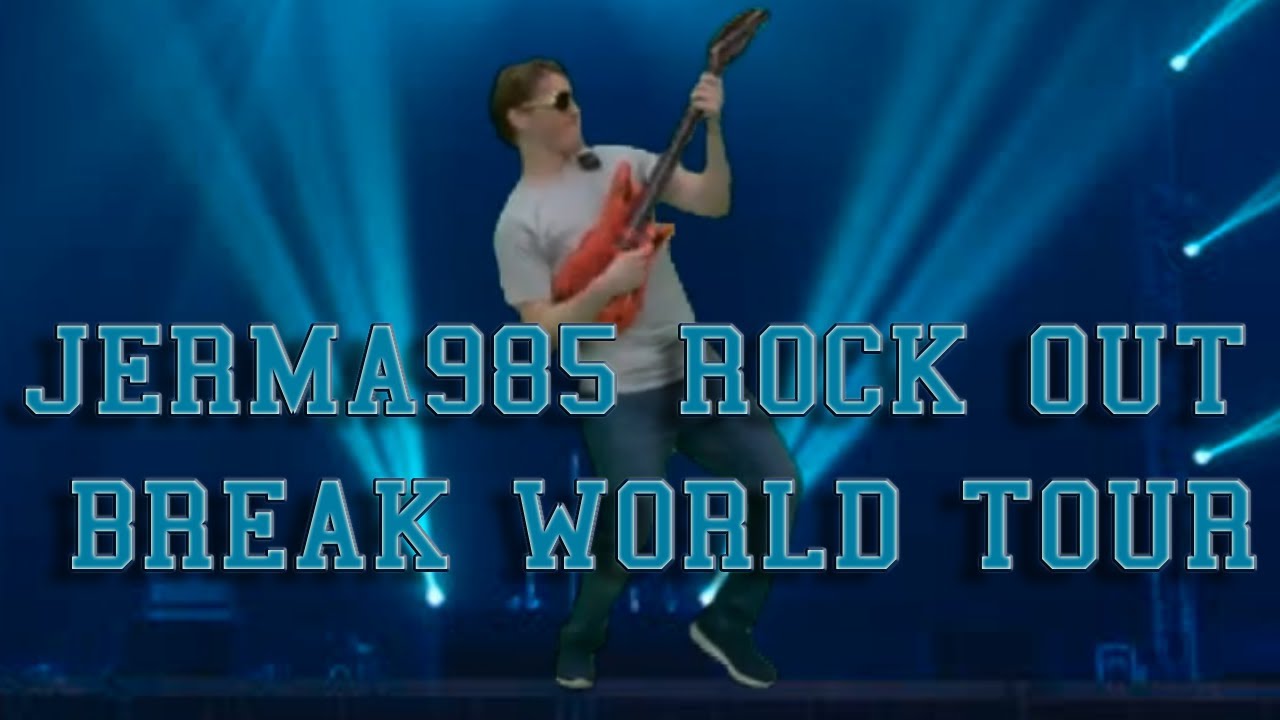 Jerma985 - ROCK OUT BREAK WORLD TOUR (Jerma Green Screen 2022) - YouTube