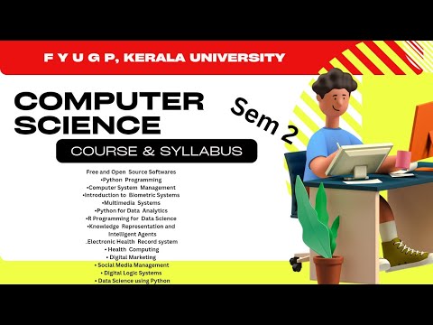 fyugp, semester 2 Bsc Computer science syllabus, kerala university #asmedia - YouTube