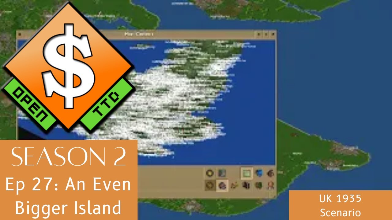 OpenTTD: UK 1950 Scenario #1: An Even Bigger Island (S2E27) - YouTube