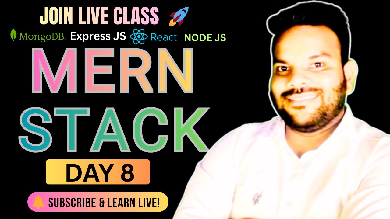🚀 FREE LIVE MERN Stack Course | Day 8 | Array in JavaScript | Learn ...