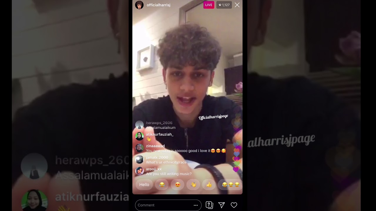Harris J - Insta Live (24/12/19) - YouTube