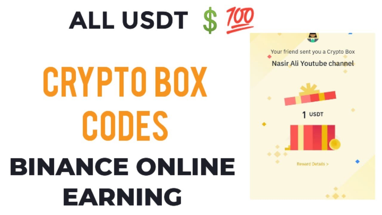 Usdt crypto box codes | binance crypto box code | online earning - YouTube