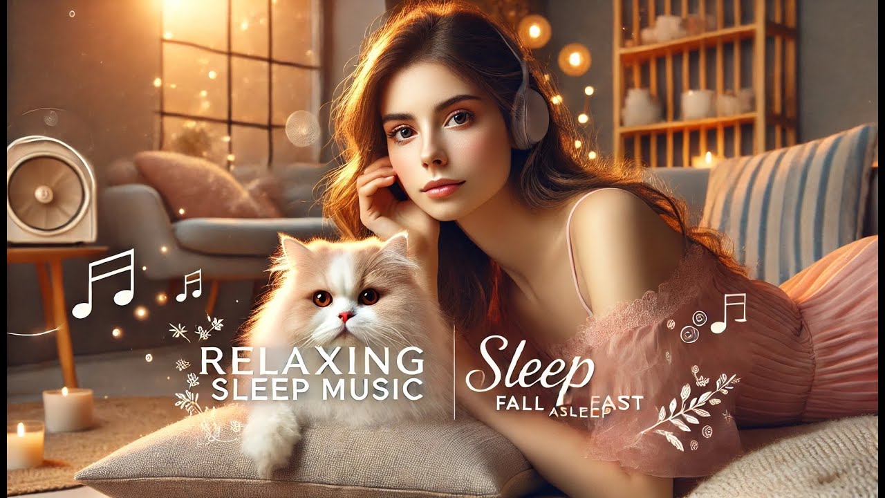 8 Hours of Relaxing Sleep Music 🌿 Peaceful Waterfall and Soft Piano ...