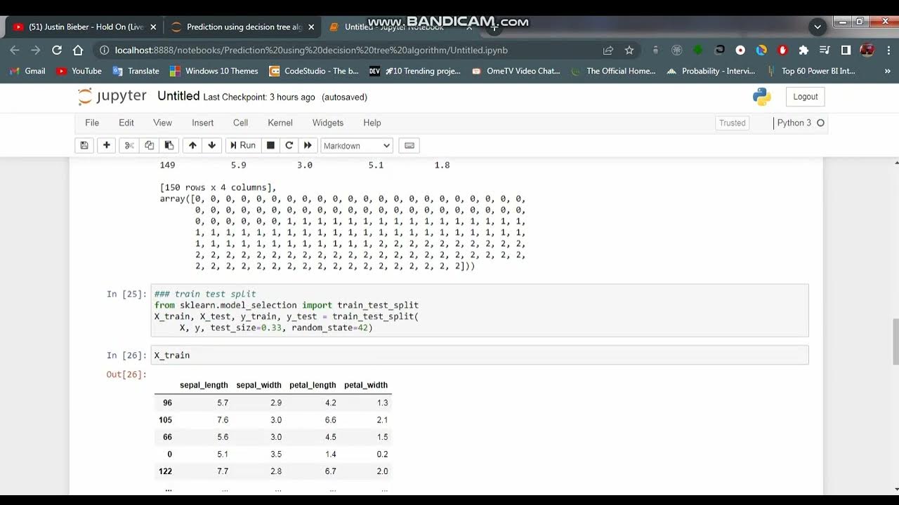 Prediction Using Decision Tree Algorithm Sparks Foundation Internship Task5 Youtube