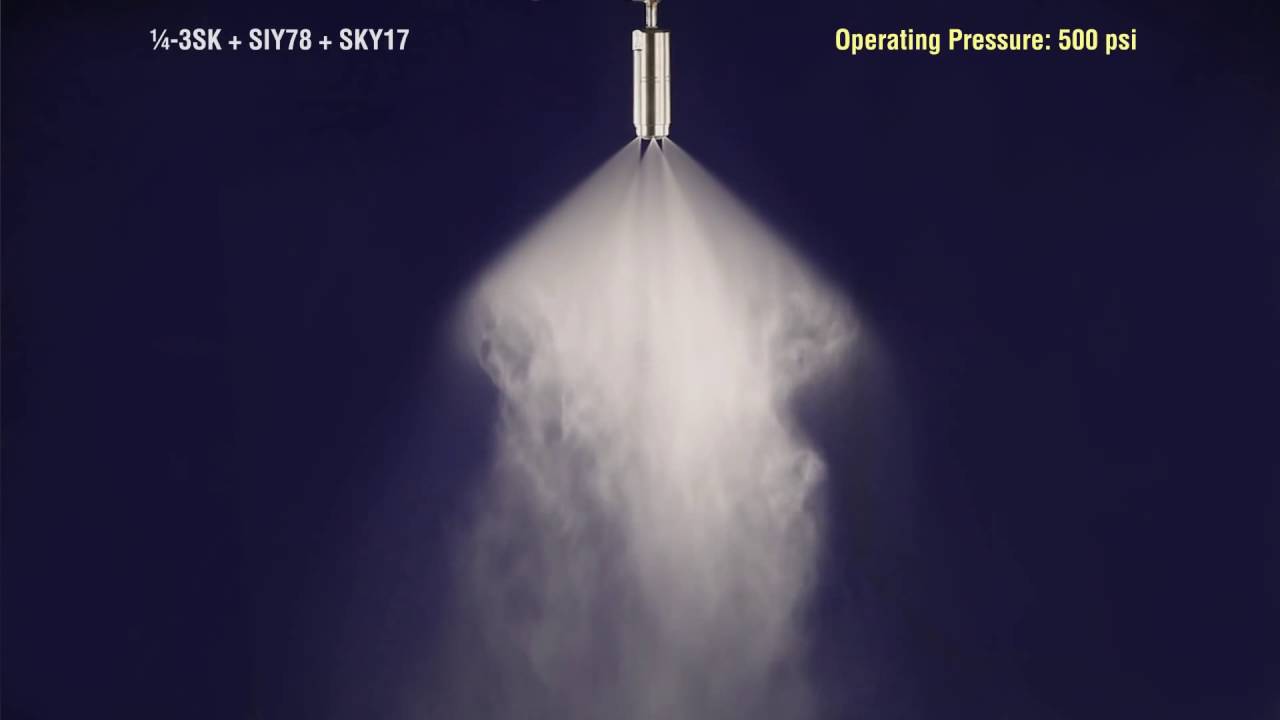 Multi Orifice 3SK SprayDry® Nozzle from Spraying Systems Co - YouTube