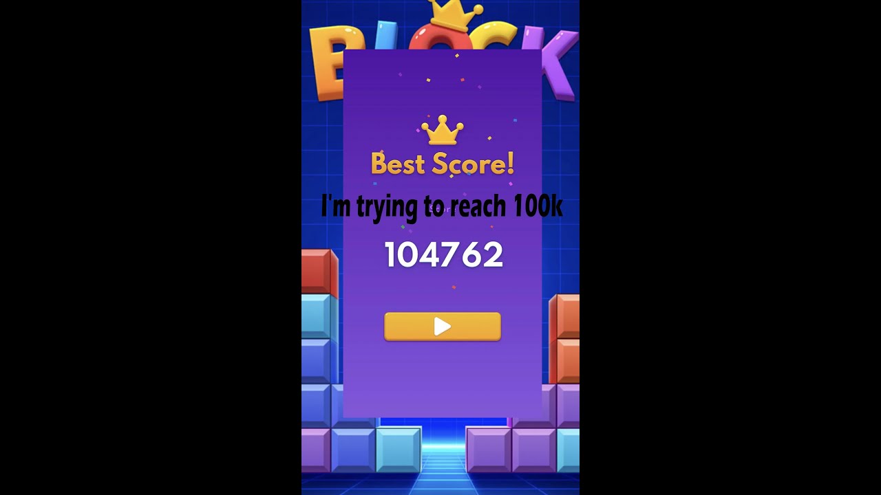 I try to reach the highest score - block blast - YouTube