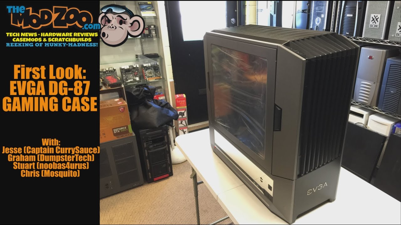 First Look EVGA DG-8 (DG-87) Full Tower Case - YouTube
