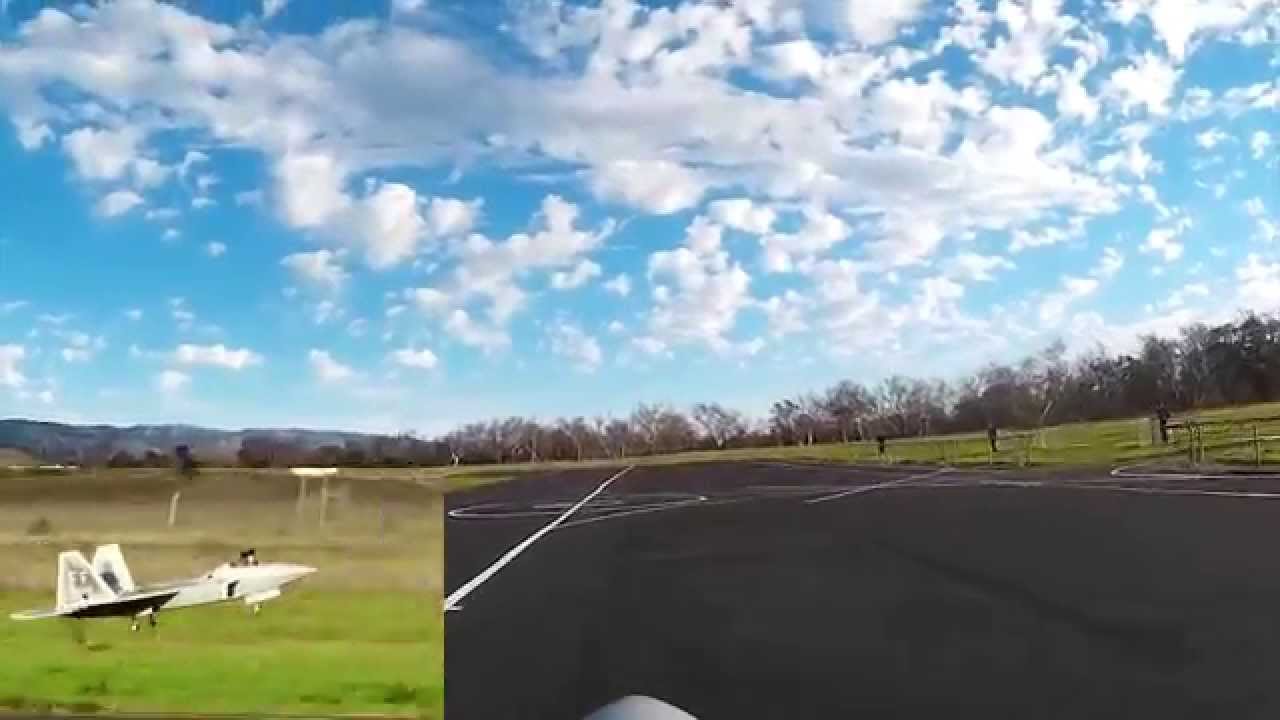 F-22 Raptor Twin 70mm Thrust Vector - YouTube