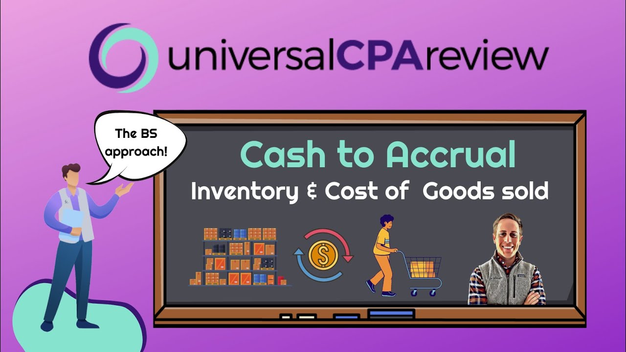 Master Cash to Accrual for Inventory and Cost of Goods Sold | Universal ...