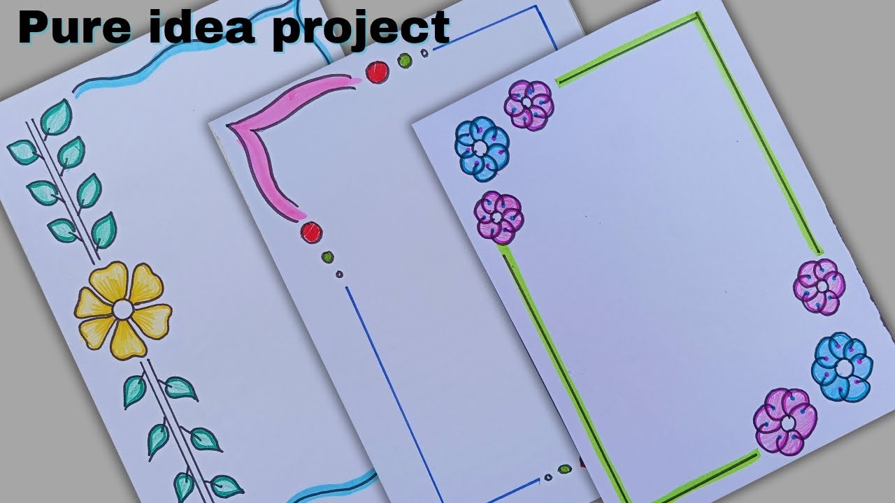 FRONT PAGE DESIGN/ASSIGNMENT DESIGN/ FLOWER DESIGN/PROJECT WORK DESIGN ...