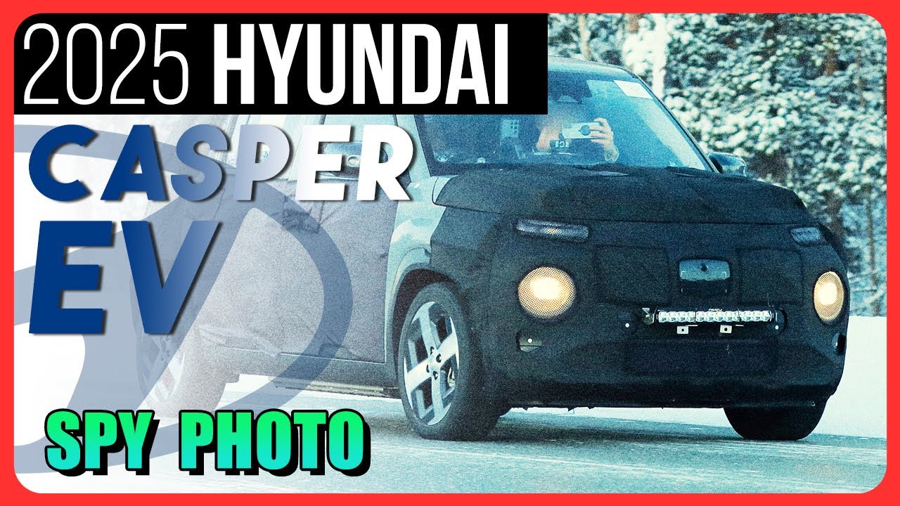 SPYSHOTS: 2025 Hyundai Casper EV - YouTube